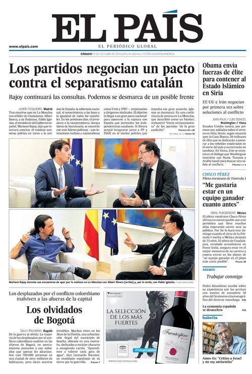 Portada De EL PA S Edici n Am rica Del 31 10 2015 portada-de-el-pa-s-edici-n-am-rica-del-31-10-2015