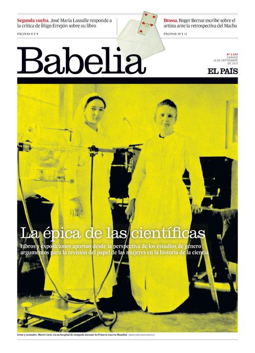 Portada de Babelia EL PAÍS del 16-09-2017